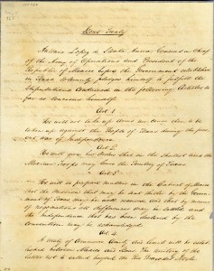Road to Revolution: The Treaty(s) of Velasco – Discover Texas