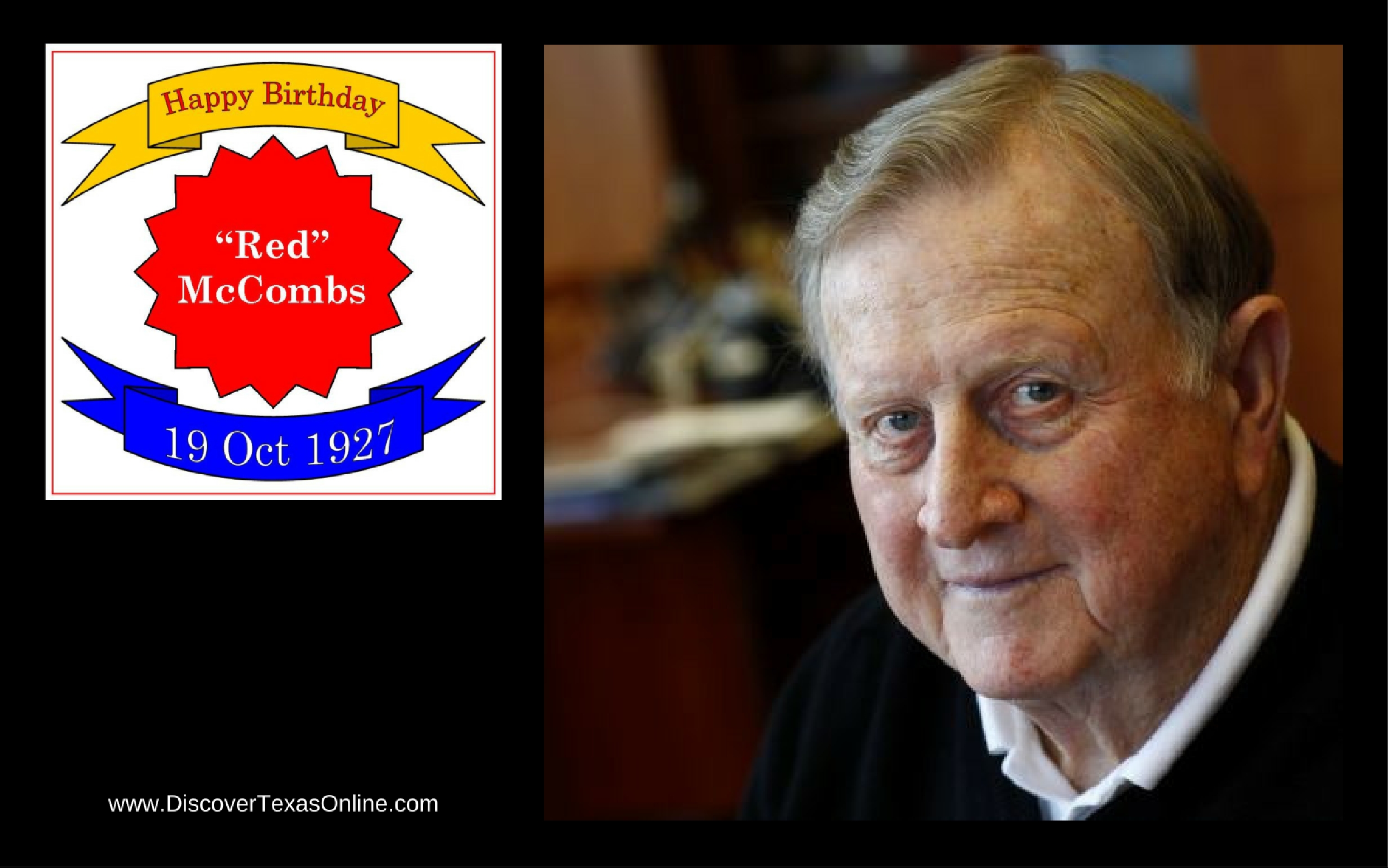 Happy Birthday, Red McCombs! – Discover Texas